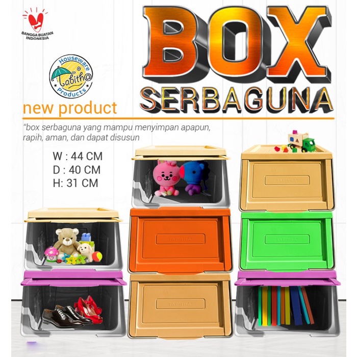 Jual Tabitha Box Serbaguna Tumpuk / Kotak Penyimpanan / Rak Tumpuk ...