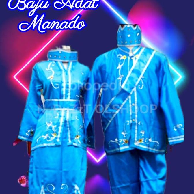 Jual Baju Adat Manado Dewasa ( Berlaku 1 Stel Pria/Wanita ) | Shopee ...