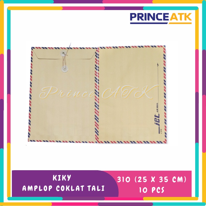 Jual AMPLOP COKLAT TALI 310 /25X35 CM / 10 LBR KIKY | Shopee Indonesia