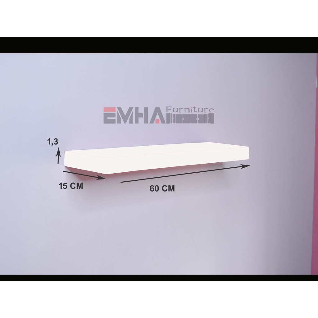 Jual RAK AMBALAN LEBAR 15 CM (P 60&50&40&30&20)/RAK GANTUNG/RAK STB/RAK ...