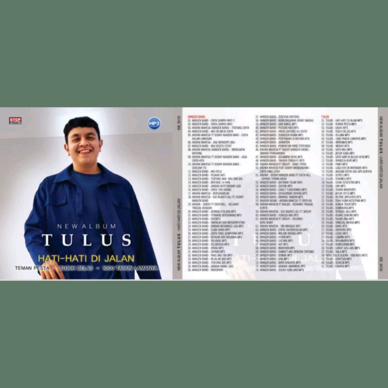 Jual Kaset Audio mp3 " Lagu Tulus Hati Hati Di Jalan " | Shopee Indonesia