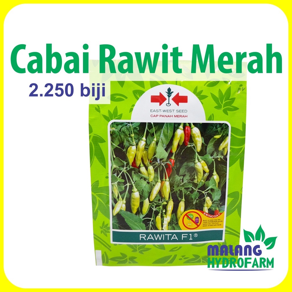 Jual Benih Cabai Rawit Merah Rawita F1 2250 butir Cap Panah dataran ...