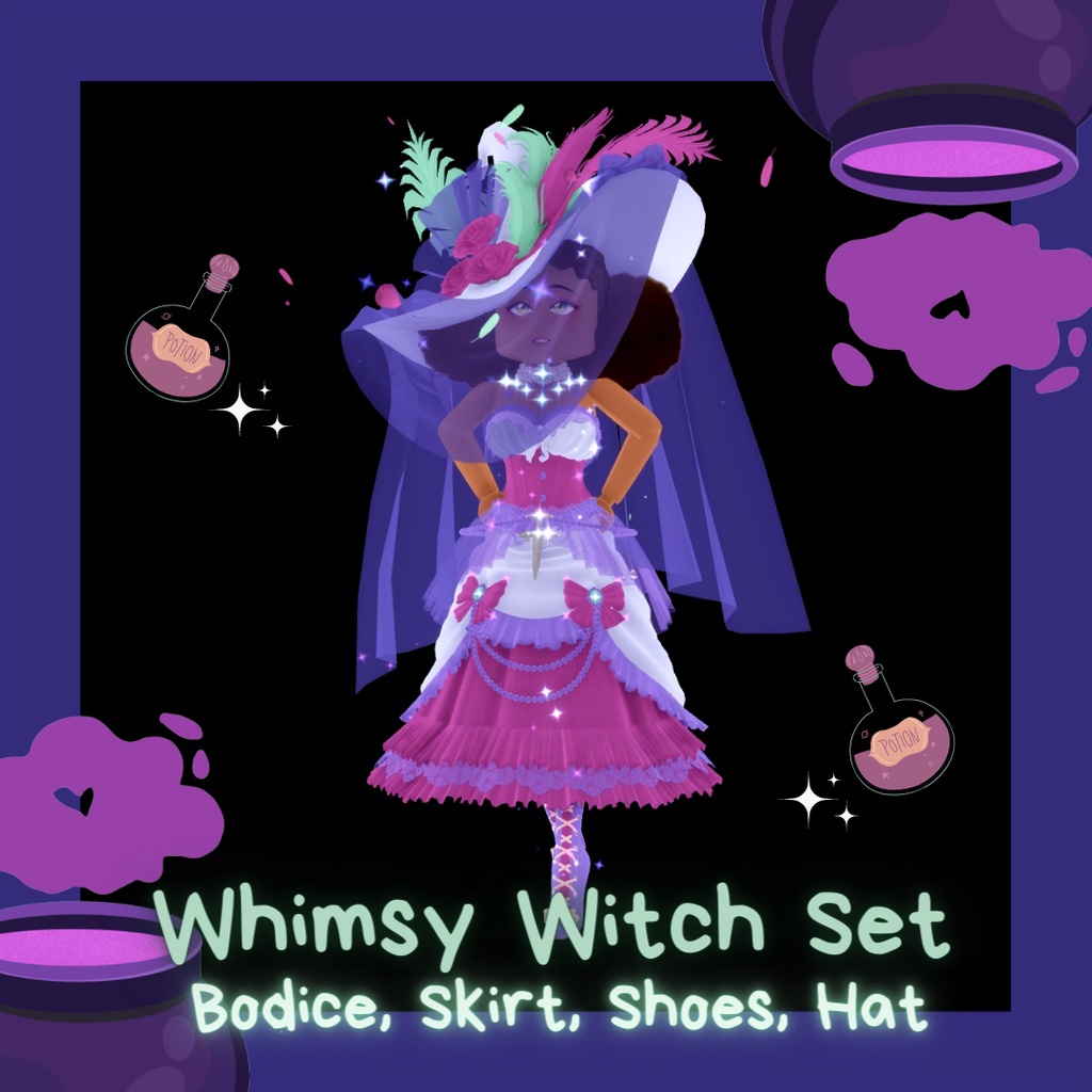 Jual Whimsy Witch Set - Royale High | Shopee Indonesia
