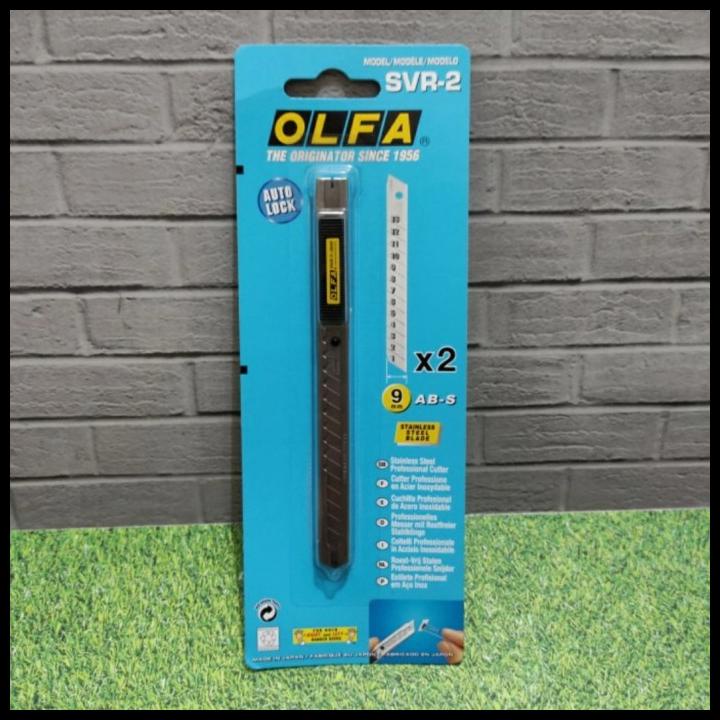 Jual Pisau Cutter Svr-2 Olfa 9Mm Snap-Off Blade Cutter | Shopee Indonesia