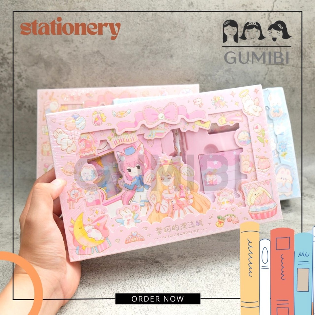 Jual PAKET STIKER 4 IN 1 SH-4444 STIKER BOX SET CUTE WASHI TAPE LUCU ...