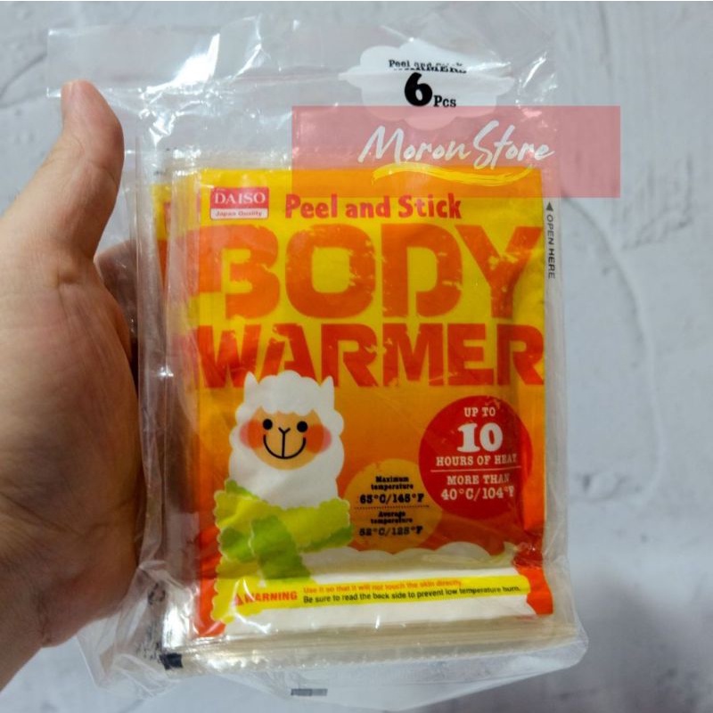 Jual Daiso Body Warmer Hand Warmer Heatpack Penghangat Badan dan Tangan ...