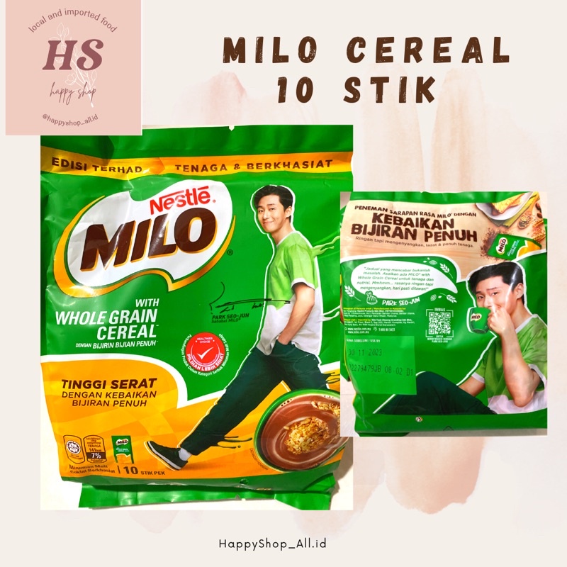 Jual Milo CEREAL Malaysia Sachet / CEREAL MILO 10 stick | Shopee Indonesia