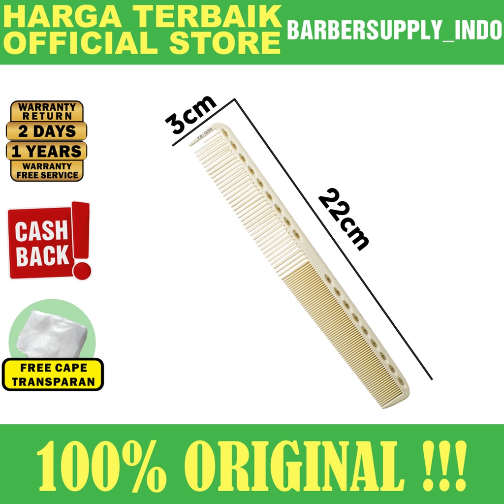 Jual YSPARK SISIR PARTING G35 POTONG RAMBUT BARBER / DRESSING COMB ...