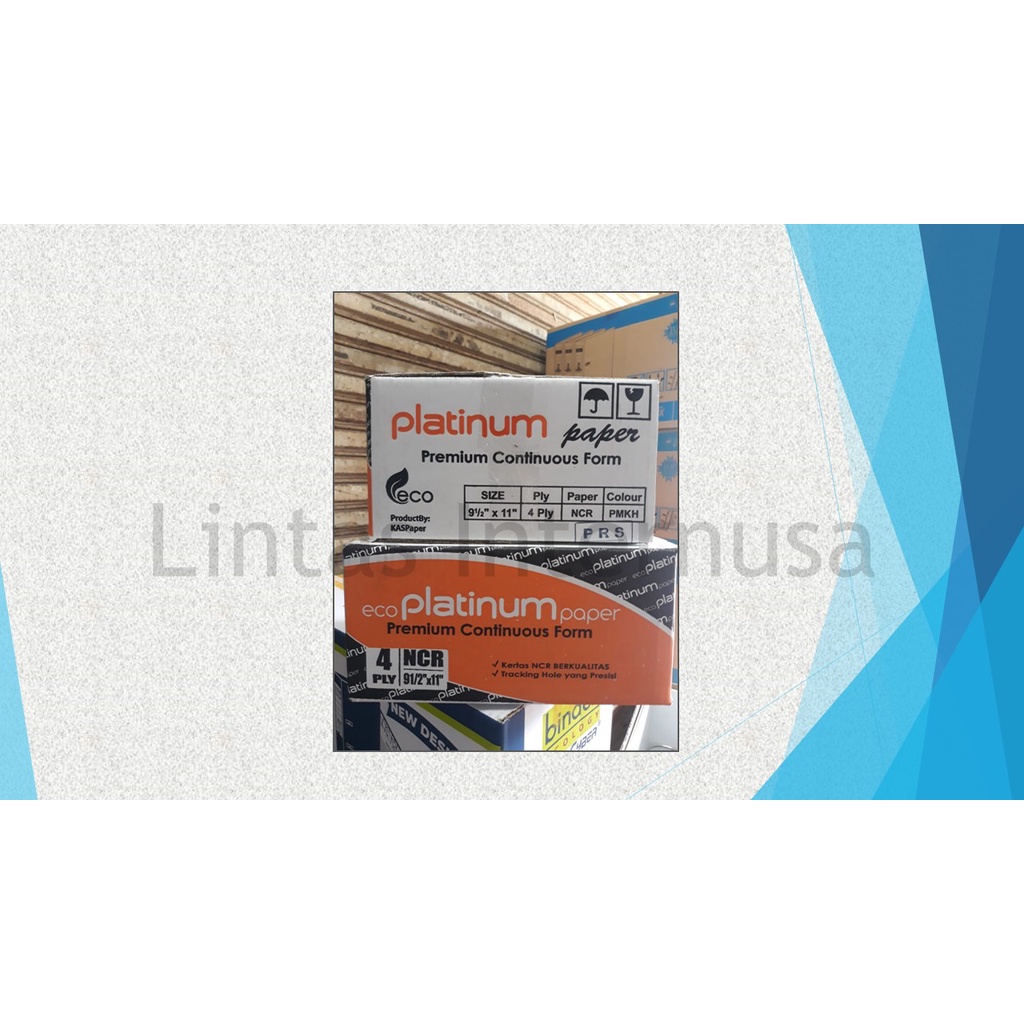 Jual Continuous Form Ukuran 9,5 Inch x 11/2 Inch, 4 Ply PRS ( bagi 2 ...