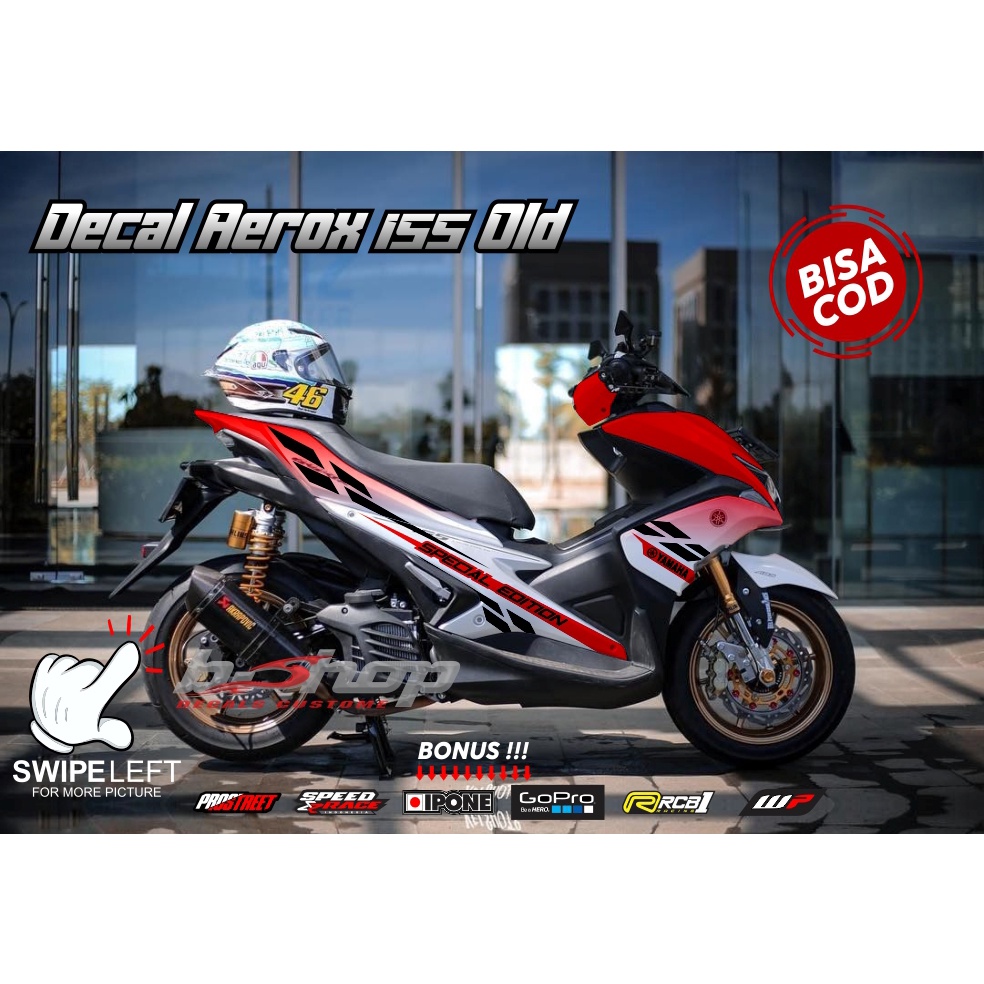 Jual Decal Aerox full body stiker decal aerox variasi laminasi glossy ...