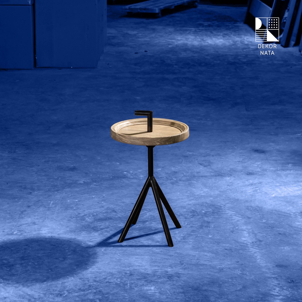Jual Dekornata Ronda Side Table / Nakas Tray Table / Meja Baki Bulat ...