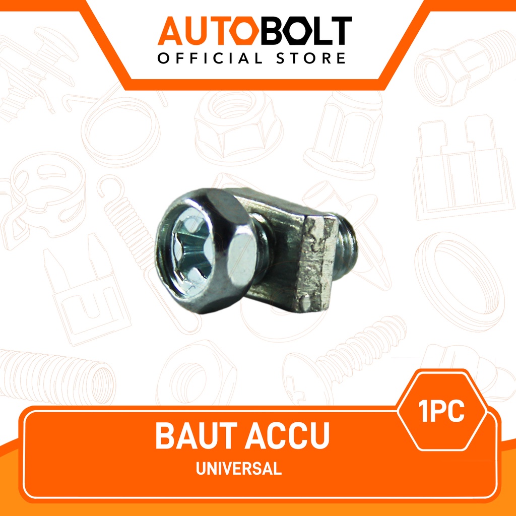 Jual Baut Accu Untuk Semua Jenis Motor Baud Mur Kotak Aki M5 x 10 Baud ...