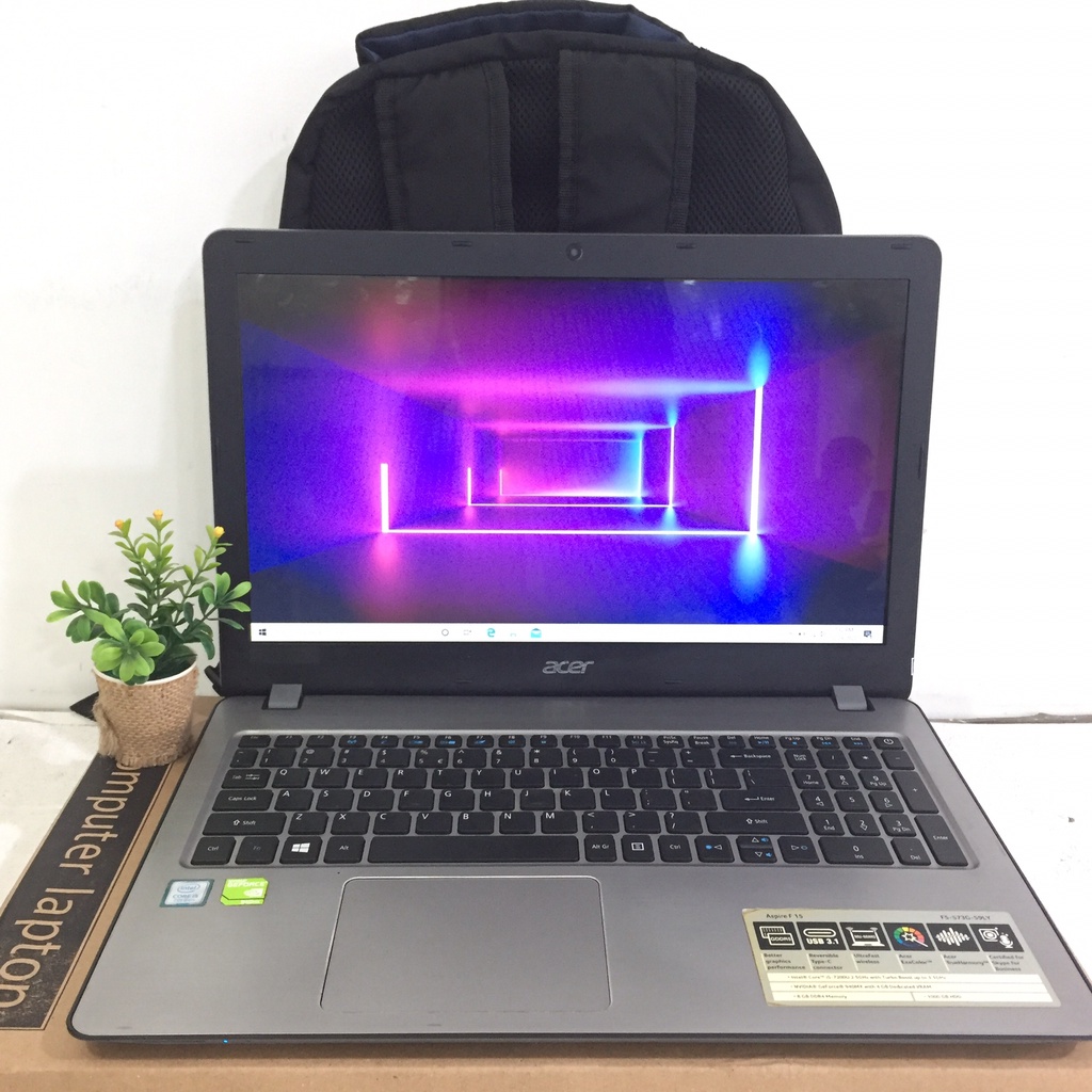 Jual Laptop Gaming Acer Aspire F5 Core i5 gen 7 RAM 8GB Nvidia 940MX ...