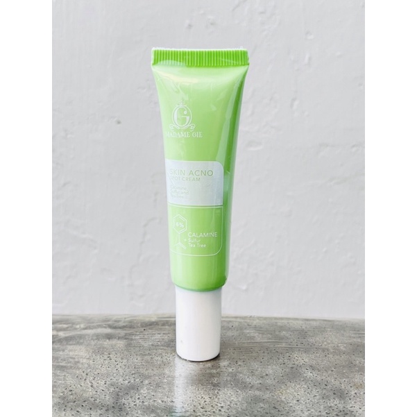 Jual Madame Gie Acno Spot Cream Acno Cream Acne 20 g | Shopee Indonesia