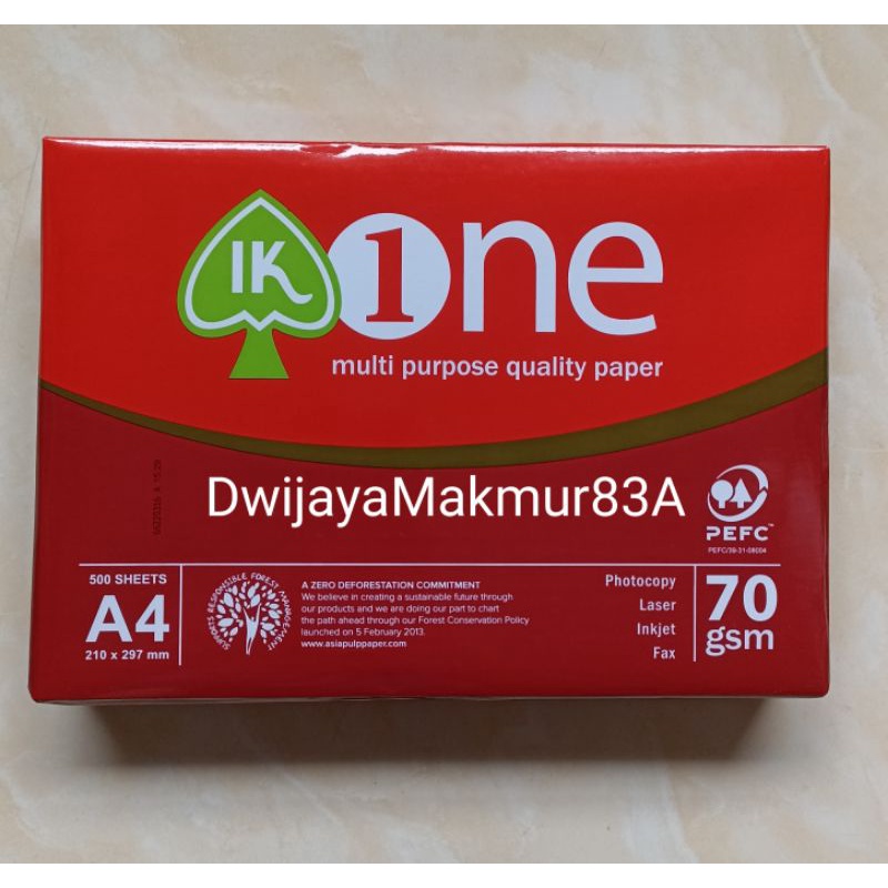Jual Kertas HVS A4 AOne 1 rim / 500 lembar | Shopee Indonesia