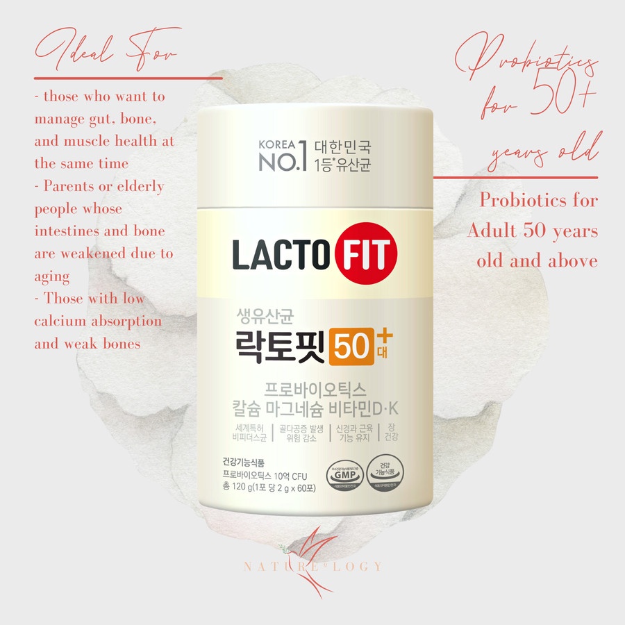 Jual LACTO-FIT Probiotics 50+ 1 BOX @60sticks (Korea Probiotik LACTOFIT ...