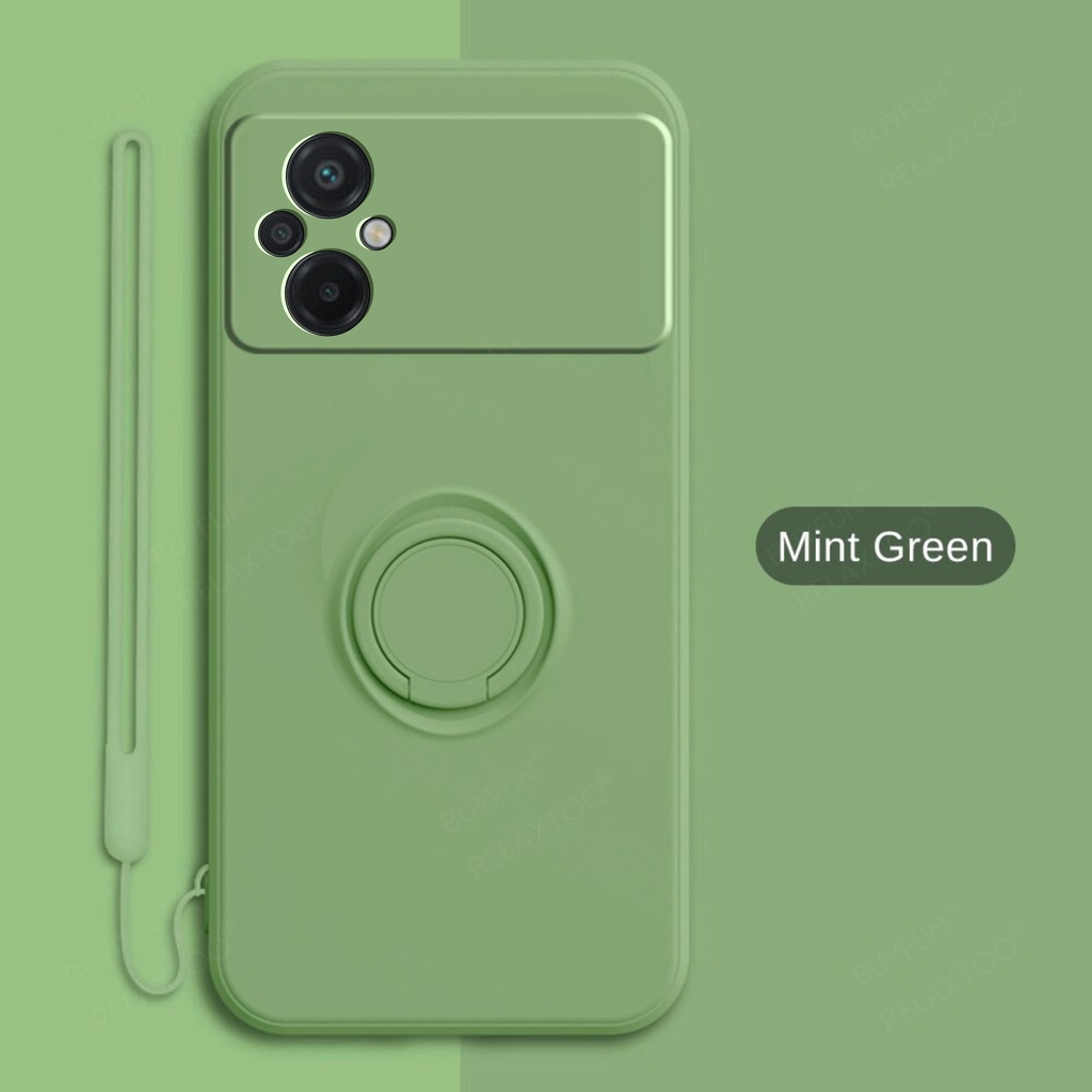 Jual Case Xiaomi Poco M5 M5s Soft Case Liquid Magnetic Ring Holder ...