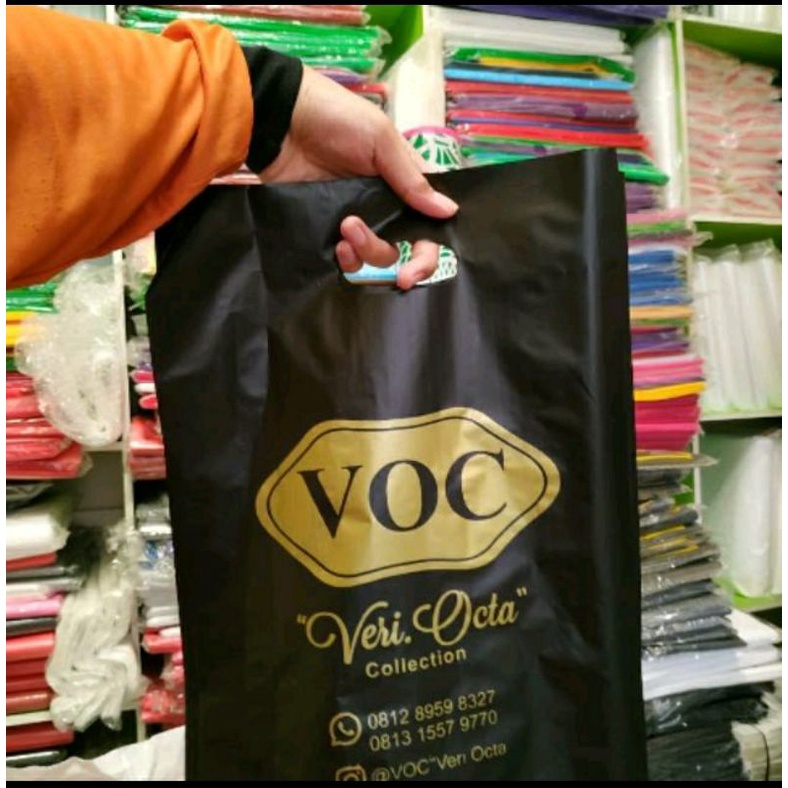 Jual Plastik HD Plong sablon custom 30x40cm 200 pcs | Shopee Indonesia