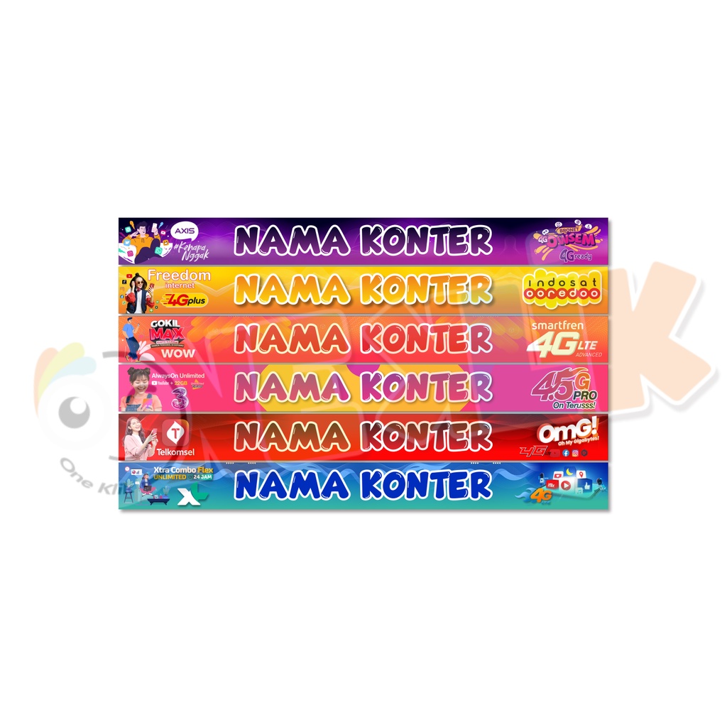 Jual Sticker Etalase Konter / Stiker counter / Sticker konter Murah ...