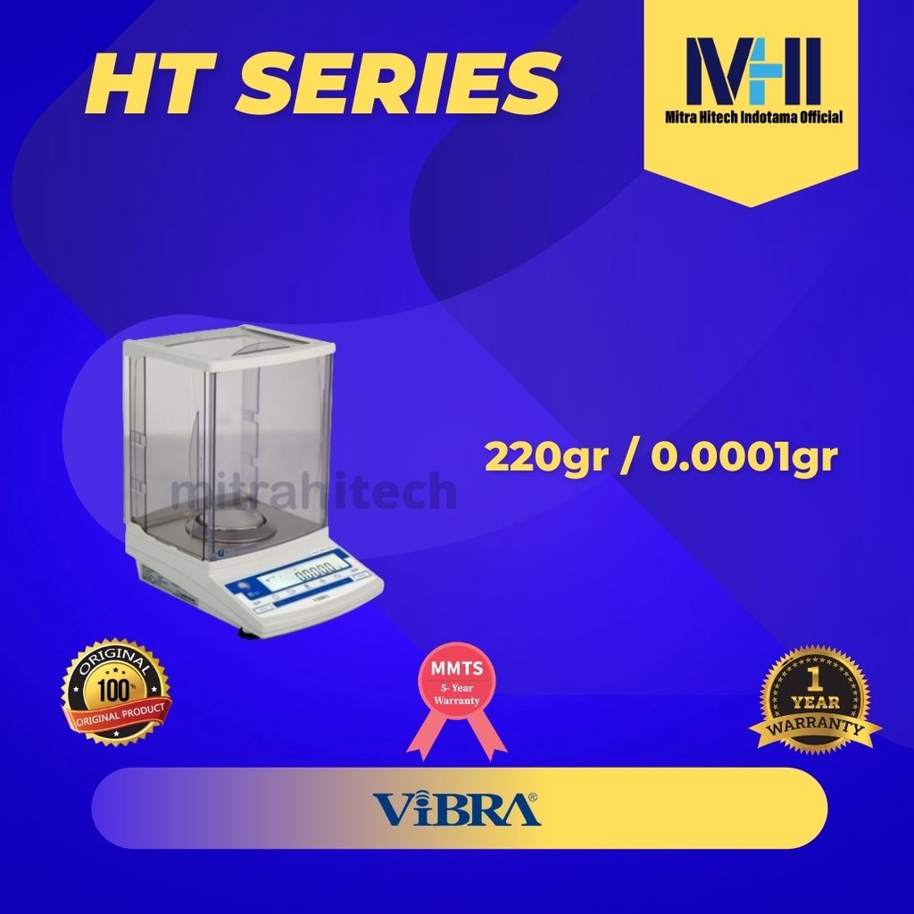 Jual Timbangan Analical Balance VIBRA HT-224 R (220/0,0001gr) JAPAN SHINKO DENSHI AKURAT ...
