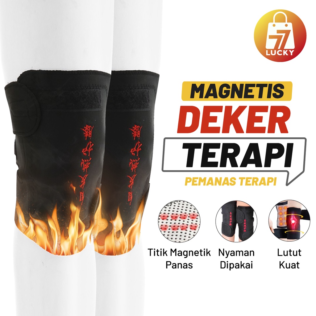 Jual [ 1 PASANG ] Alat Terapi Lutut Magnetik Sabuk Terapi Sendi Pemanas ...