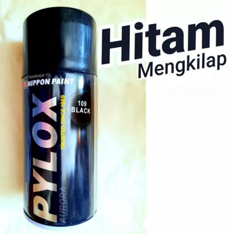 Jual Cat Pilok Hitam Kilap Pylox Black 109 Cat Sepeda Motor Mobil Kayu ...
