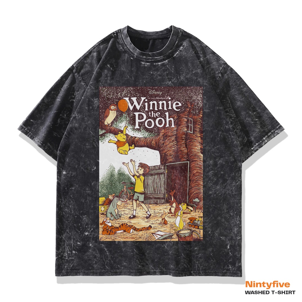 Jual Kaos Winnie The Pooh Oversize Washing | Shopee Indonesia