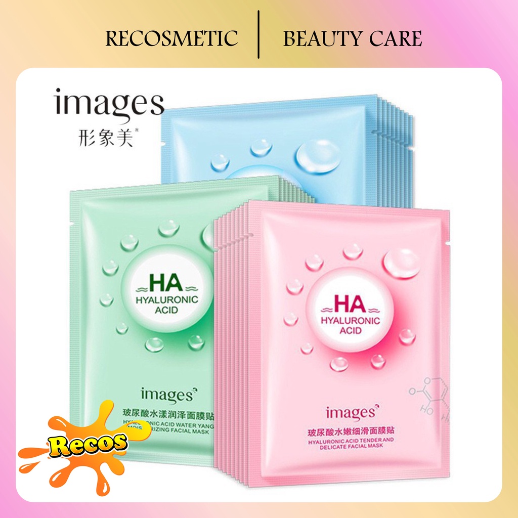 Jual IMAGES HA Images Hyaluronic Acid Facial Sheet Mask Images HA ...