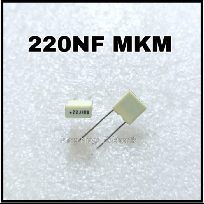 Jual Kapasitor 220NF MKM 224 J 100V Capacitor 220N 0,22uF Non Polar ...