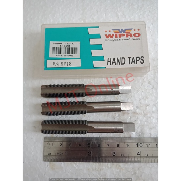 Jual Handtap / Alat Tapping Hand Tap set 3pcs 5/8 x 18 WIPRO | Shopee Indonesia