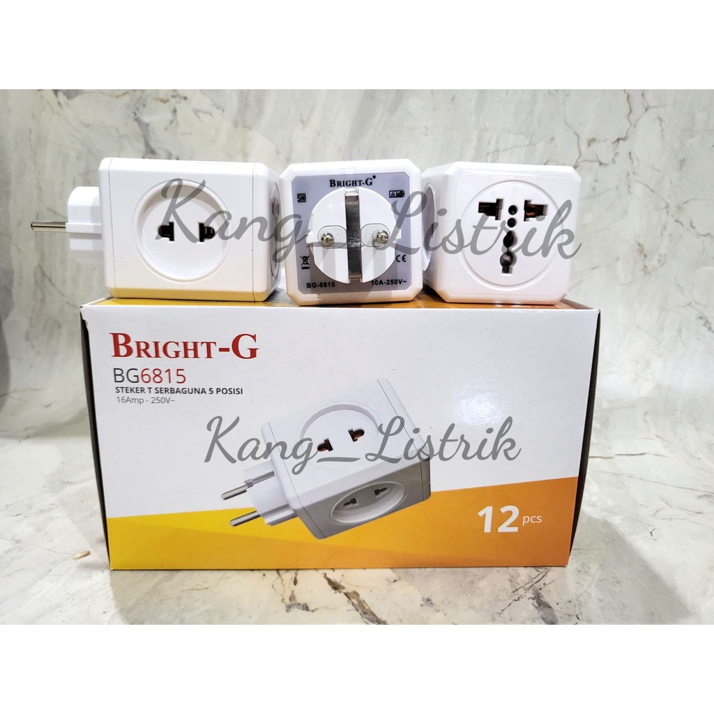 Jual BRIGHT-G Steker T Serbaguna / Steker T Multi Cabang 5 BRIGHT-G ...