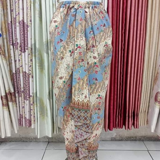 Jual Rok batik instan wiron jumbo bawahan kebaya wanita rok rumbai ...