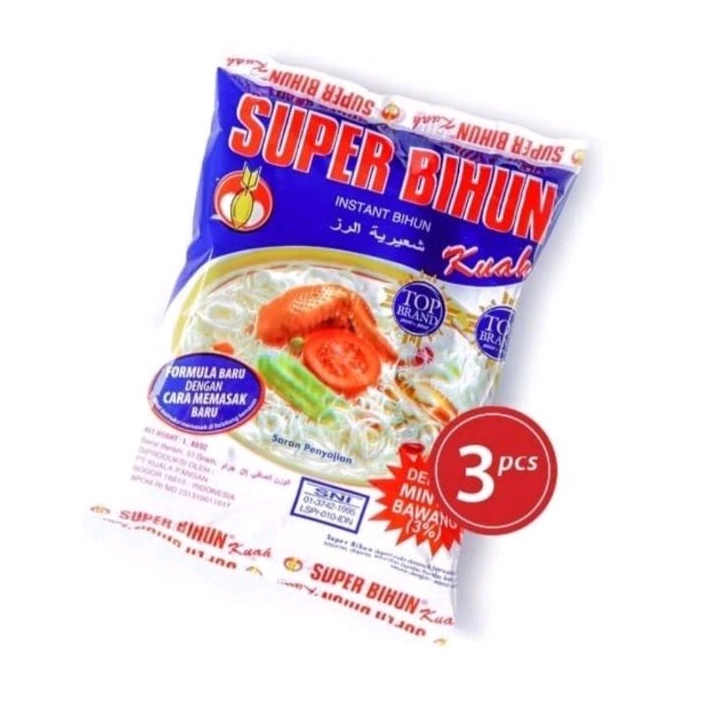 Jual SUPER BIHUN KUAH 3 PCS INSTAN MIHUN KUAH RICE VERMICELLI INSTANT | Shopee Indonesia
