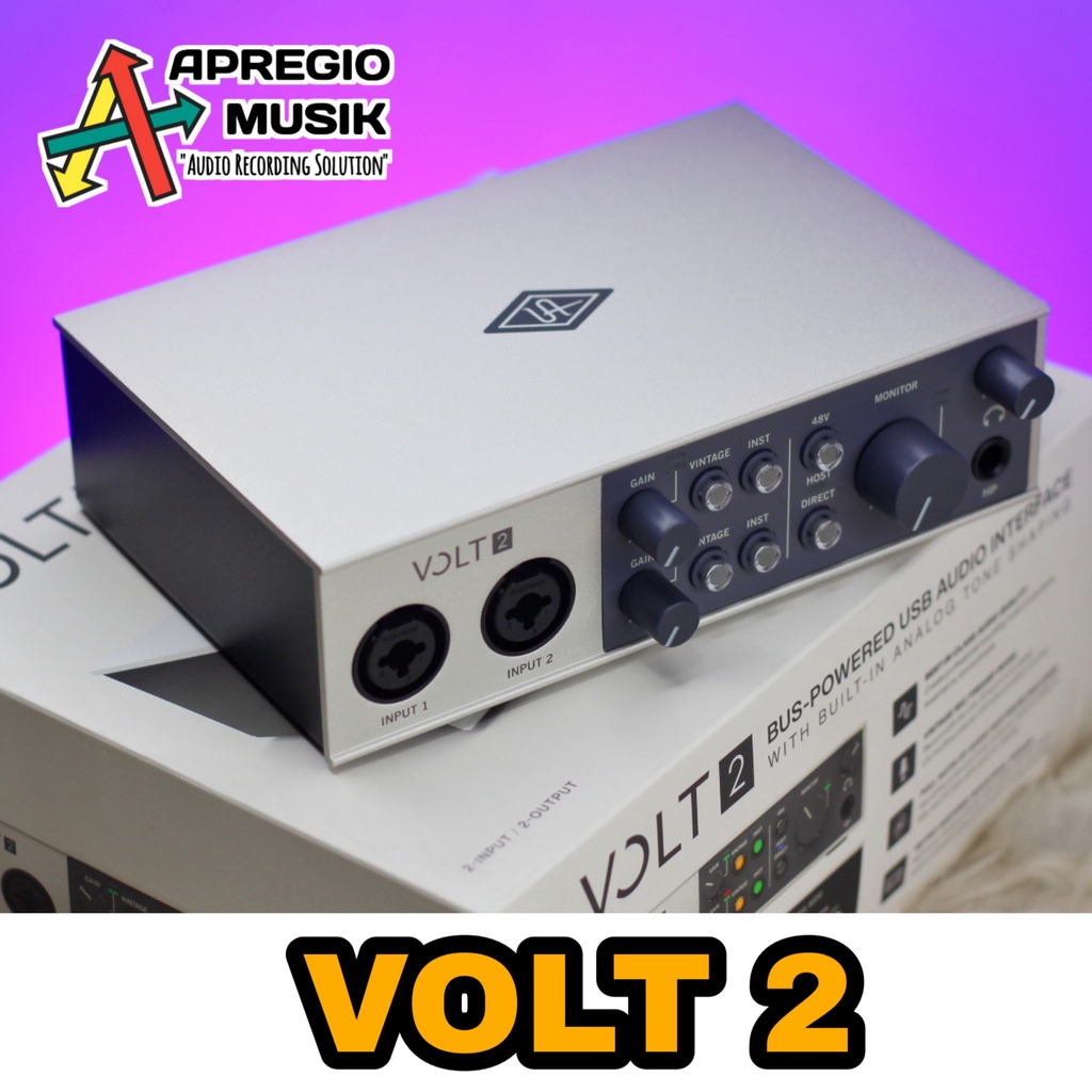 Jual UAD Universal Audio VOLT 2 USB Soundcard Audio Interface VOLT2 | Shopee Indonesia