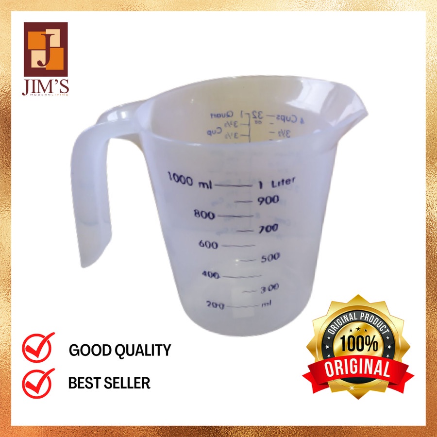 Jual Gelas Takar / Gelas Ukur Plastik Owl MC 1000 1000ML | Shopee Indonesia