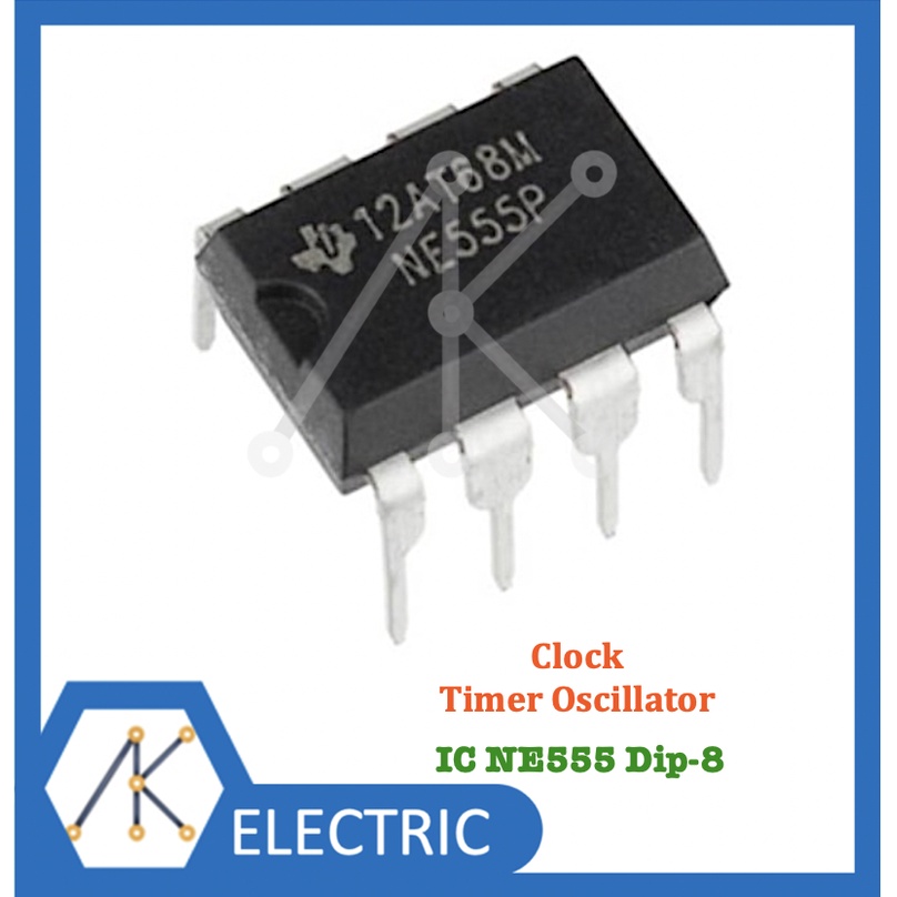 Jual IC Ne555 Dip-8 Ne555p 555 Clock Timer Oscillator Ic | Shopee Indonesia