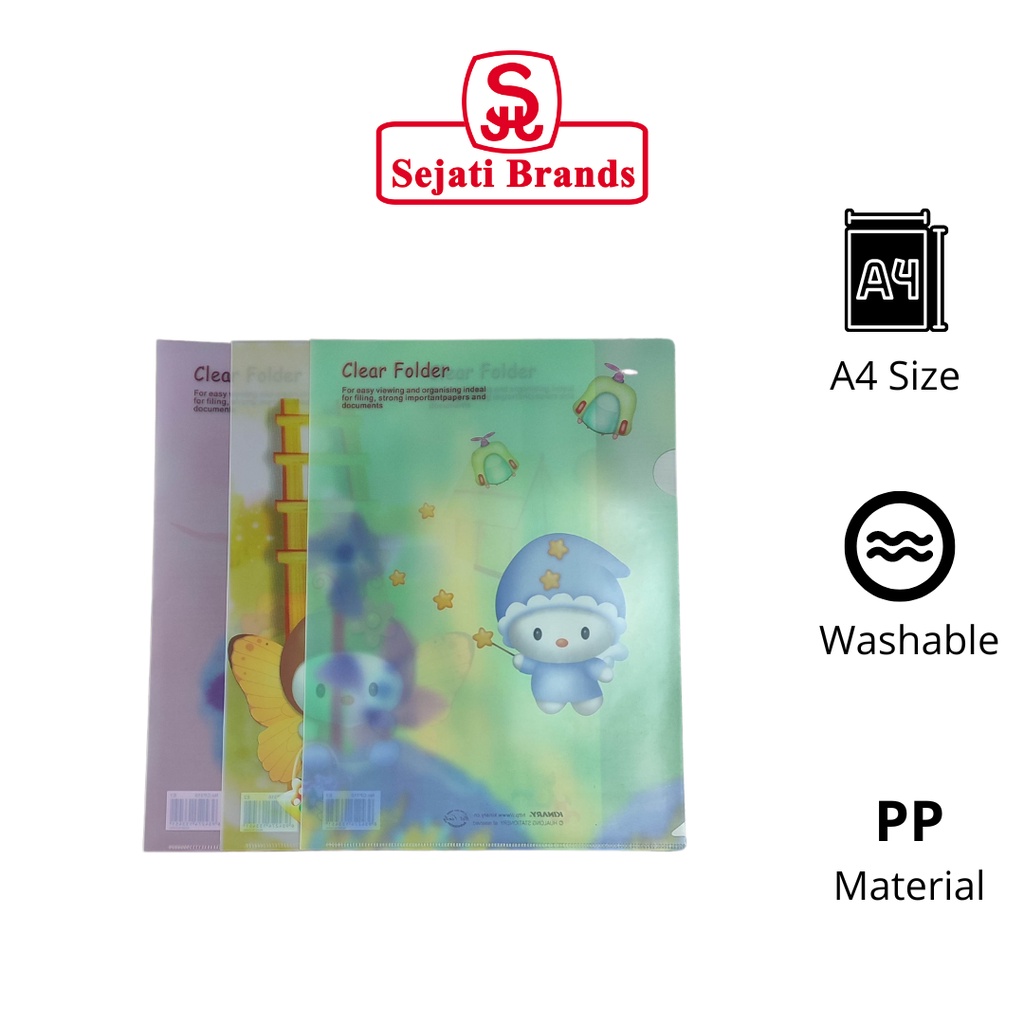 Jual KINARY Map L bening/Clear Sleeve Holder/Map Slip A4 (CP-310) Isi ...