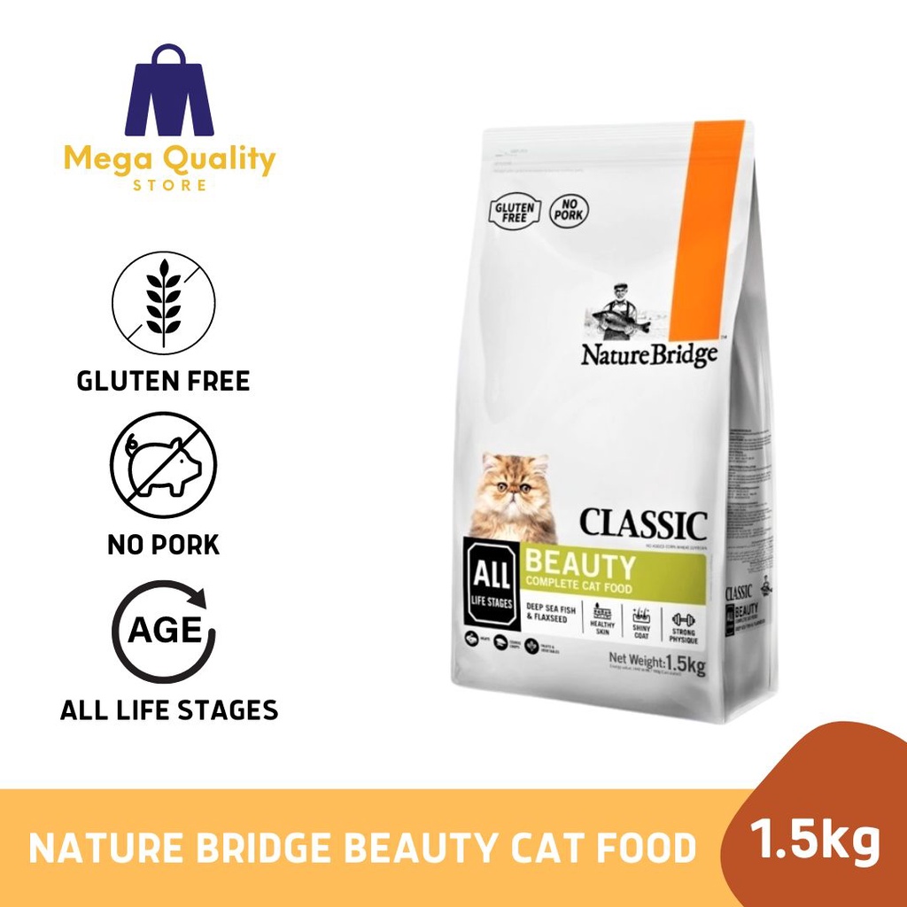 Jual Nature Bridge Beauty Cat Food All Life Stages Freshpack 1.5kg ...