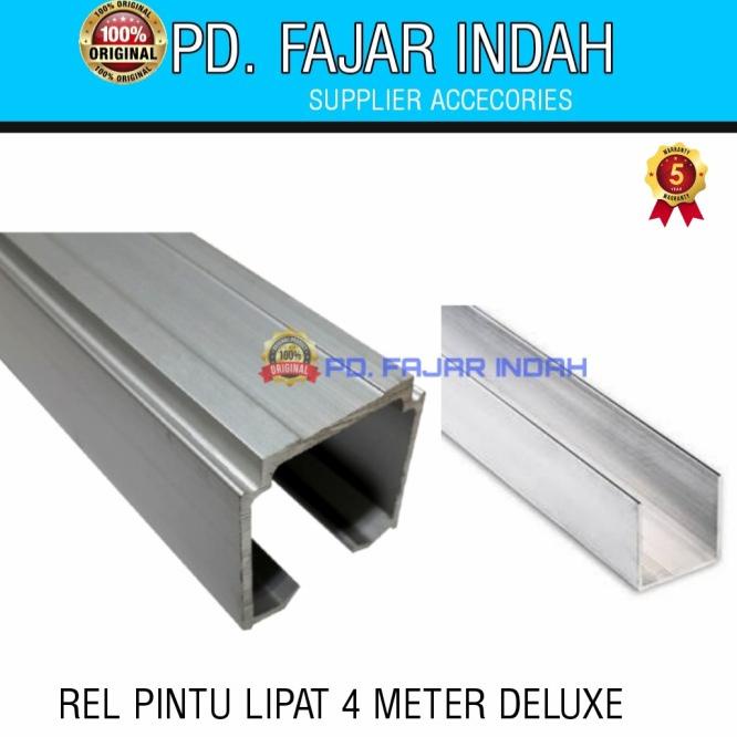 Jual Rel Pintu Lipat Atas Bawah 4 Meter Deluxe Rel Lipat Tebal Spek ...