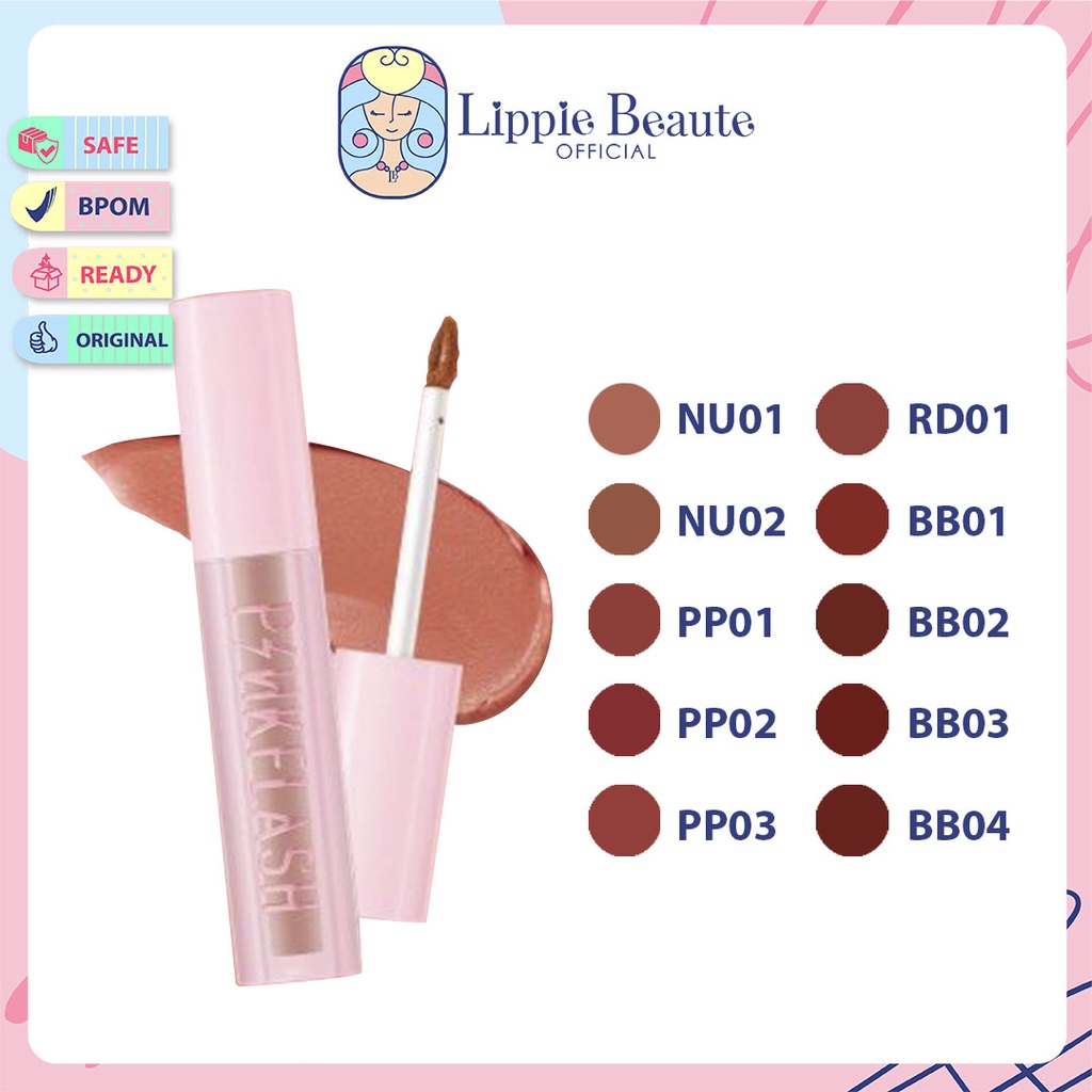 Jual (NEAR ED) PINKFLASH - Airy Matte Mouse Tint | Shopee Indonesia