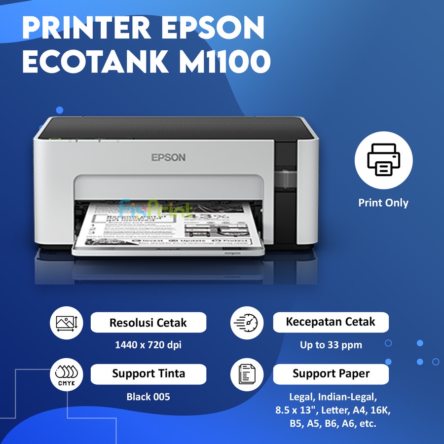 Jual Printer EPSON M1100 Monochrome - EPSON M1100 Ink Tank Printer ...