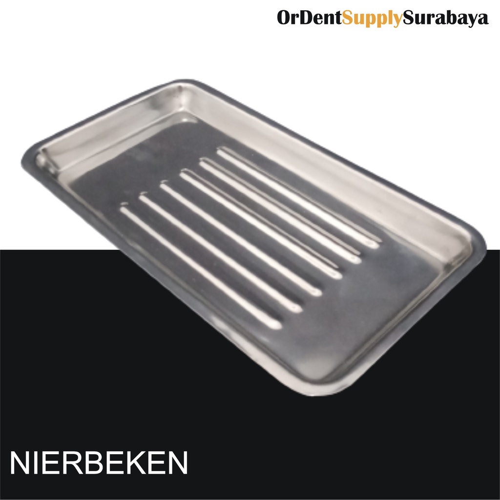 Jual Baki instrumen bergelombang dental tray instrumen nierbeken ...