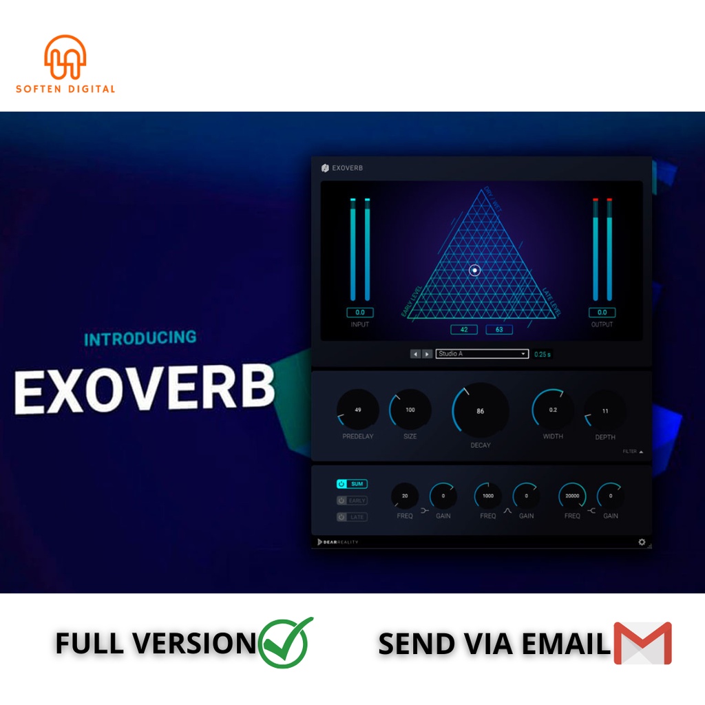 Jual Dear Reality Exoverb v1 VST Plugin proprietary reverb engine with ...