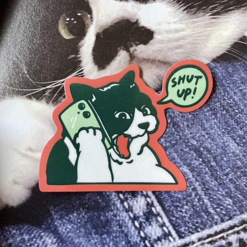 Jual Shut Up Vinyl Sticker | Shopee Indonesia