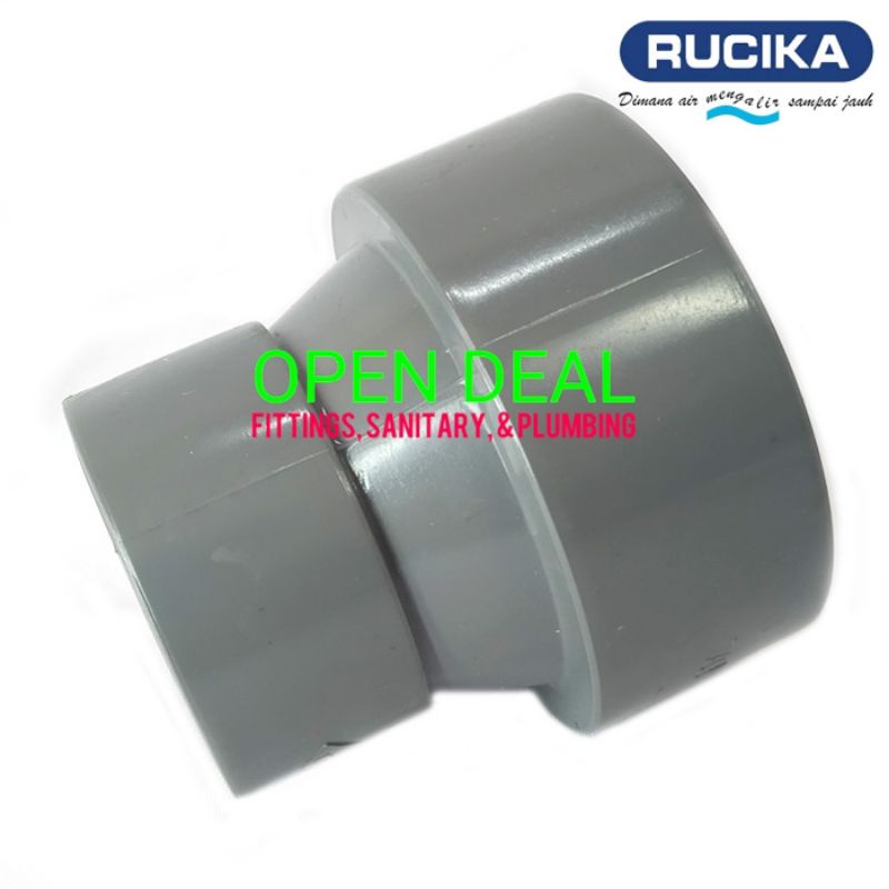 Jual Vlok Sok D 2 X 1 1/4 in RUCIKA / Plok Sok PVC / Reducer Sock 2 X 1 ...