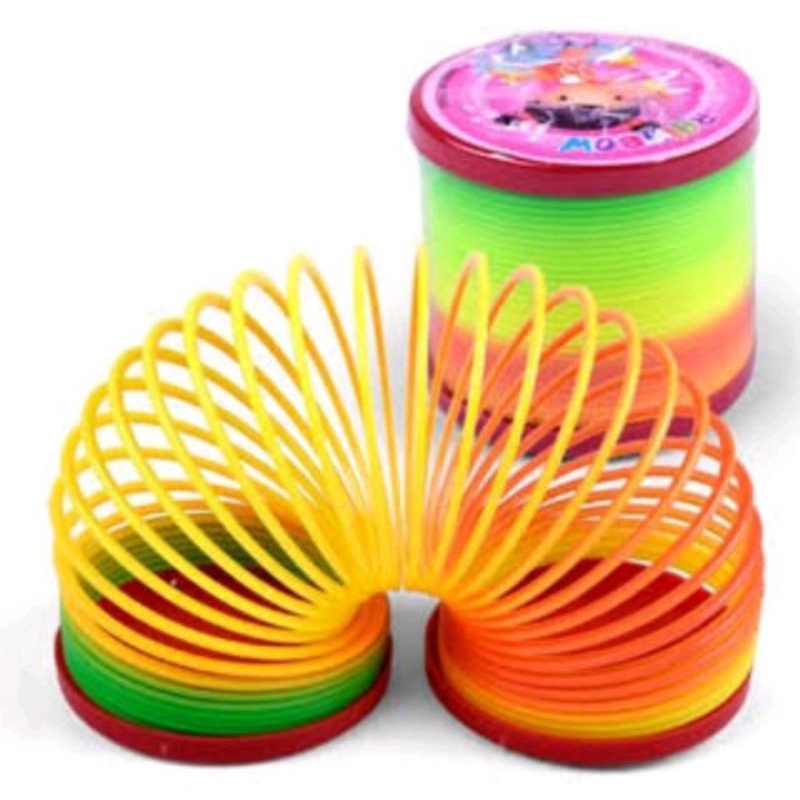 Jual Mainan Anak Pir Pelangi Per Slinky Melar Mainan Jadul | Shopee ...