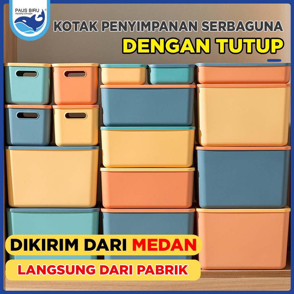 Jual Paus Biru - Storage Box Dengan Tutup | Kotak Penyimpanan Serbaguna ...
