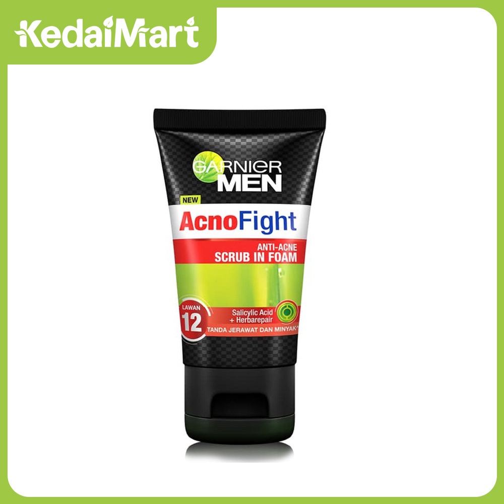 Jual Garnier Men Acno Fight Foam 12 In 1 Anti Acne Tub 100 ml | Shopee ...