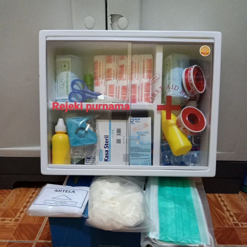 Jual Kotak P3K Maspion MK11 isi P3K lengkap | Shopee Indonesia