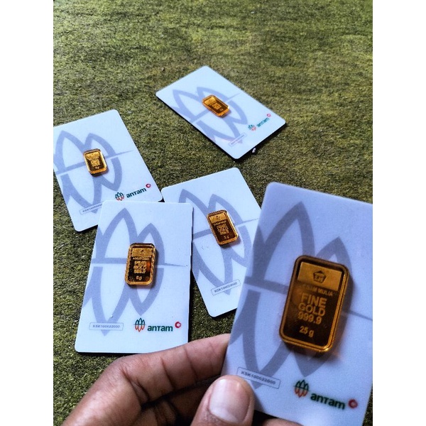 Jual RS Kartu Replika logam Mulia Emas minigold 0,5gr 1 gr 2gr 3gr 5gr ...